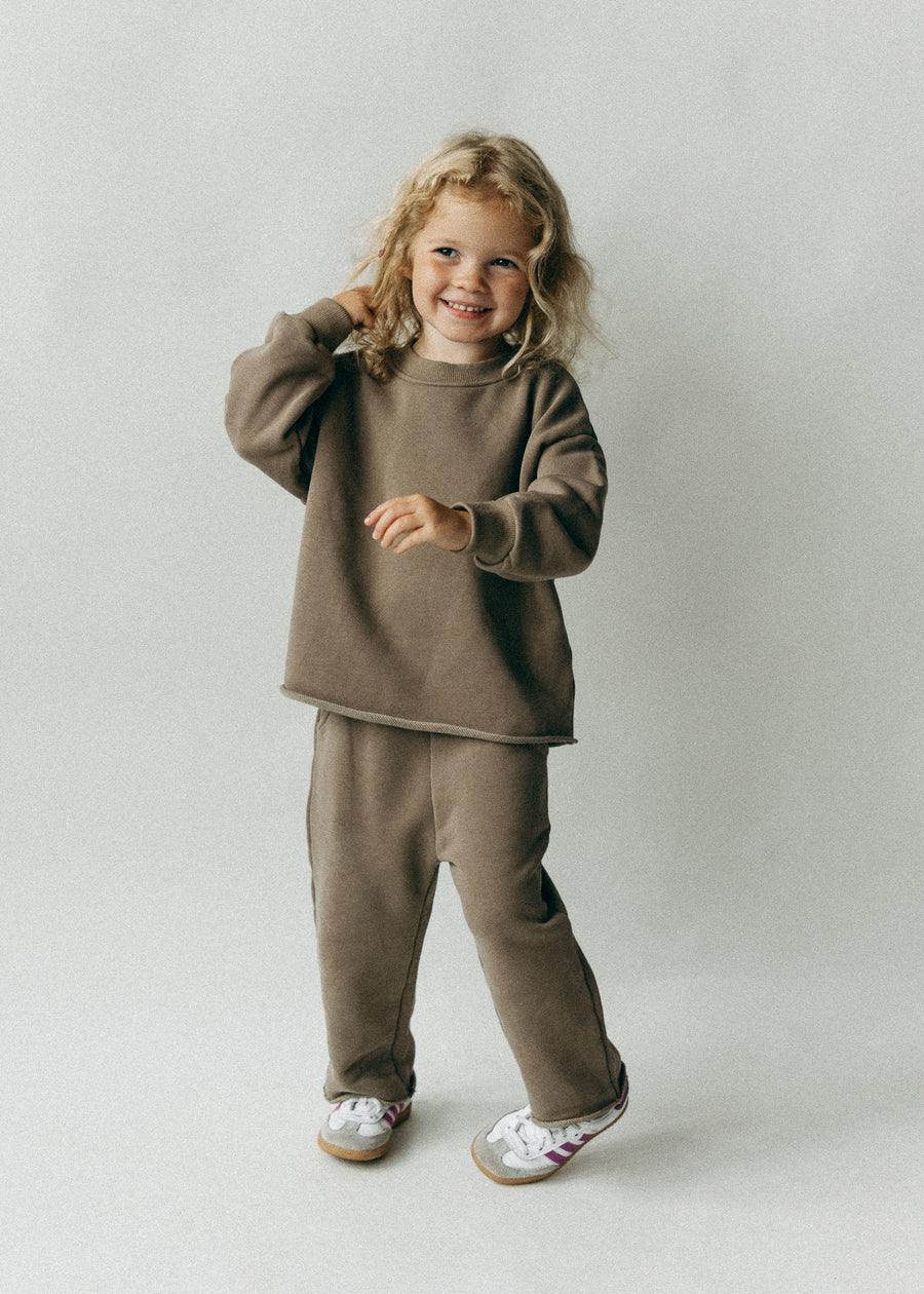 Raw Hem Set- Vintage Brown – Fostered Collection