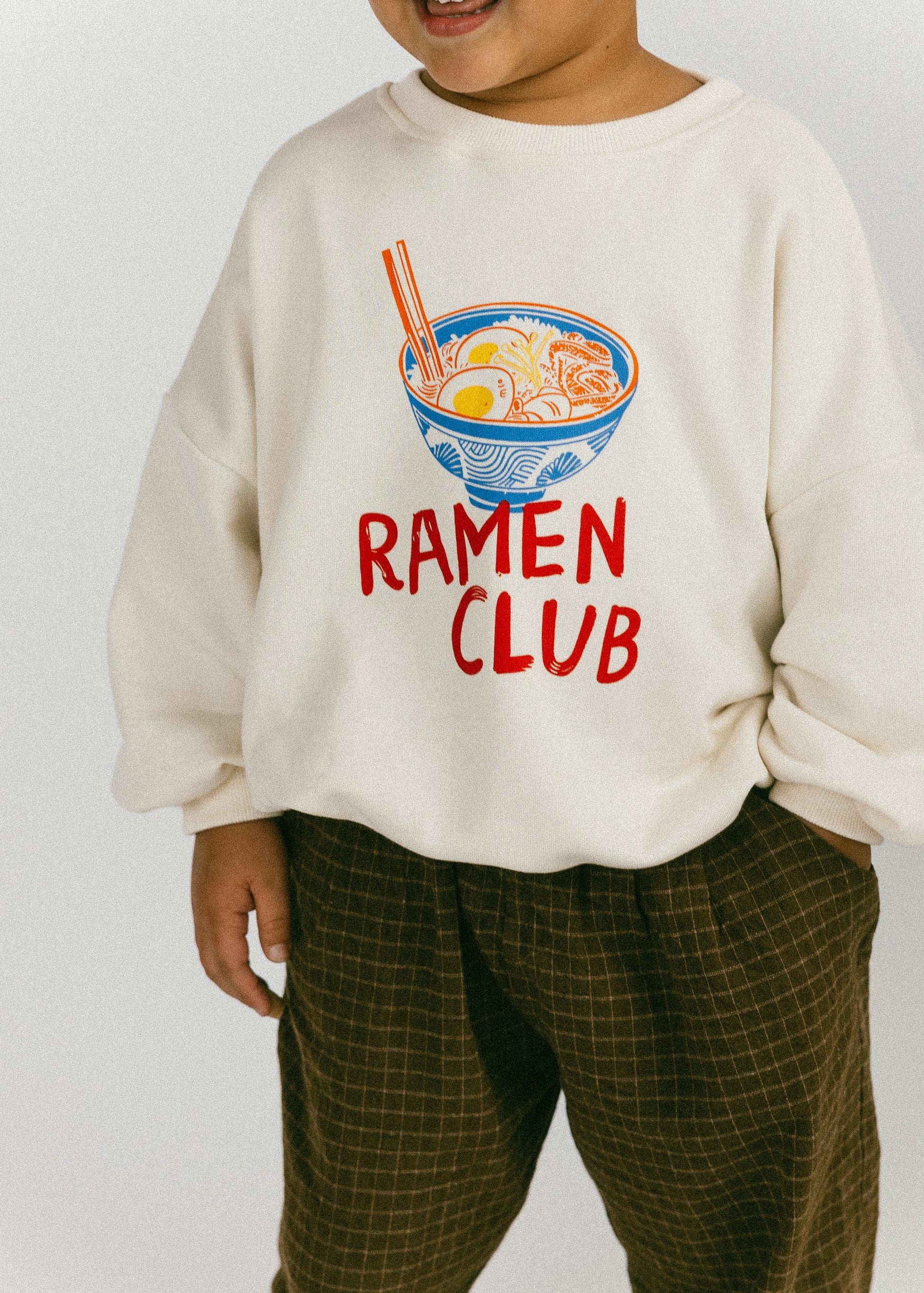 Graphic Crewneck- Ramen Club – Fostered Collection