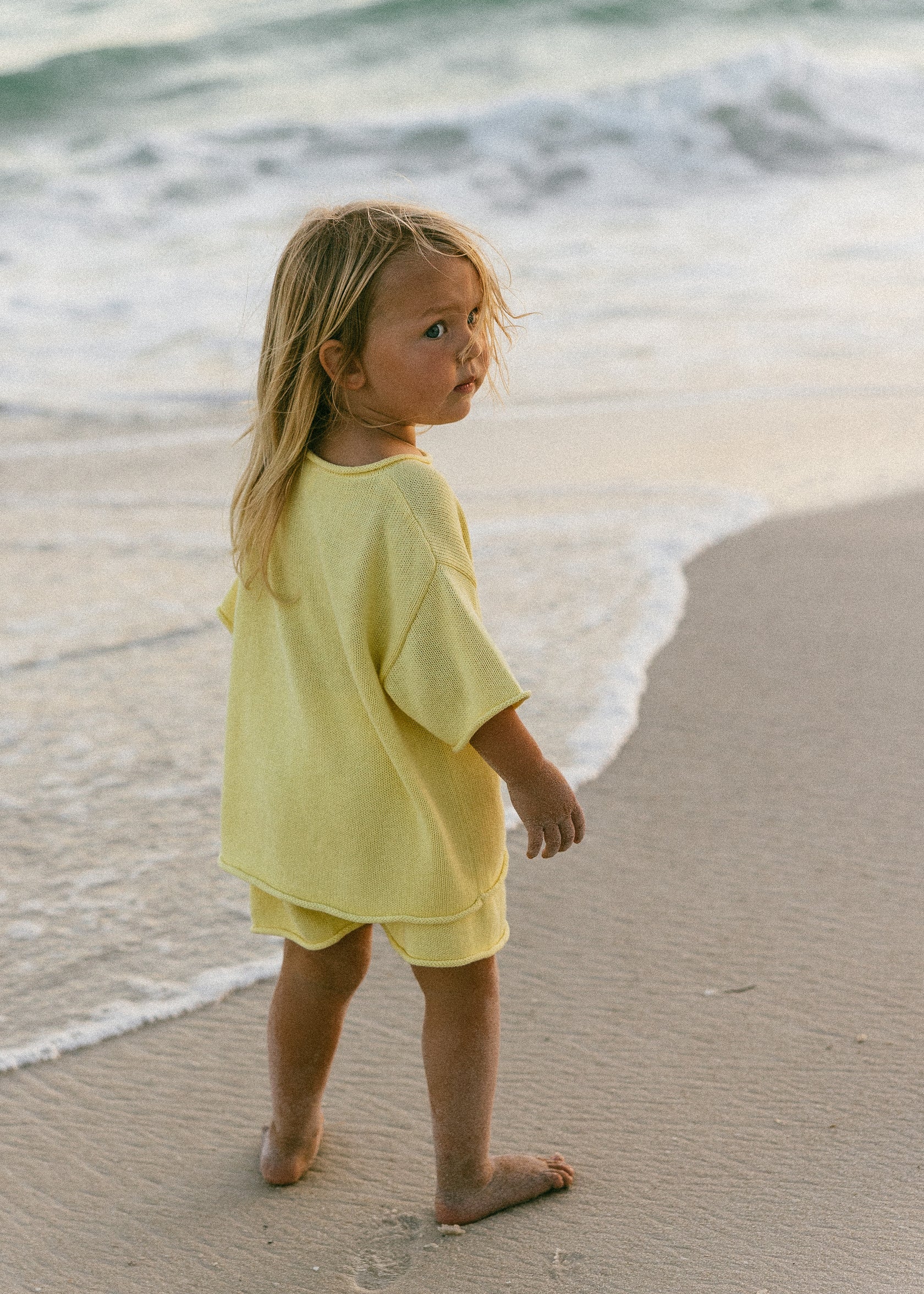 Knitted Short Set- Lemon – Fostered Collection