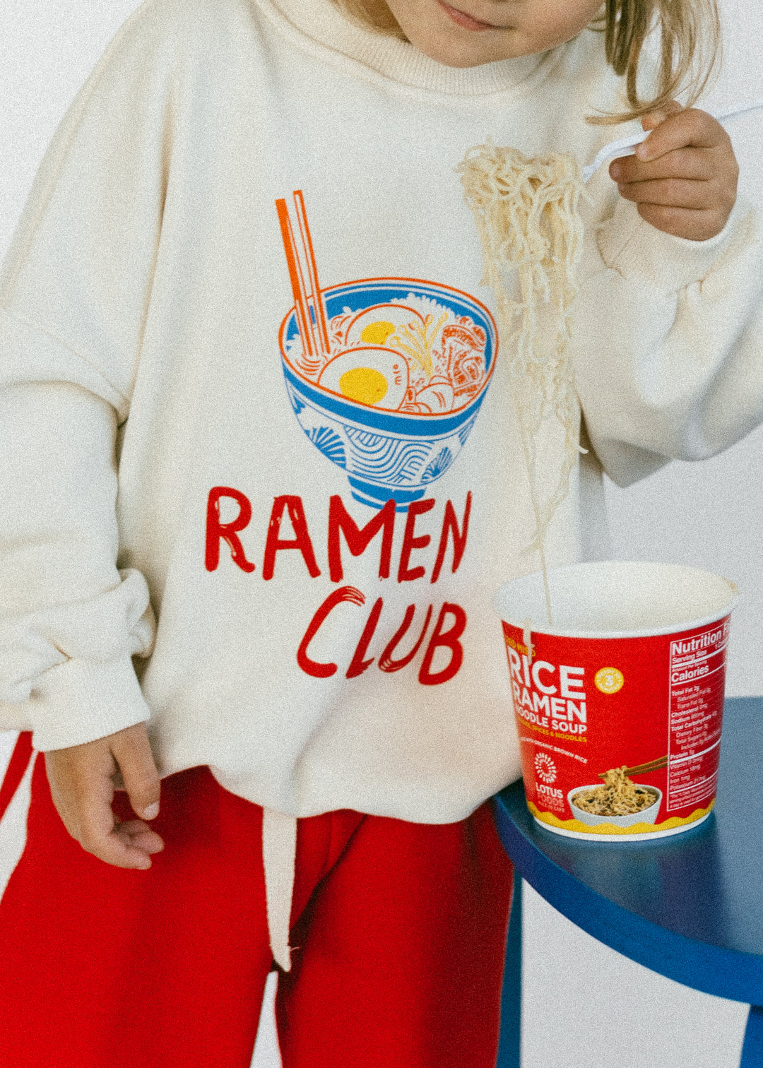 Graphic Crewneck- Ramen Club – Fostered Collection