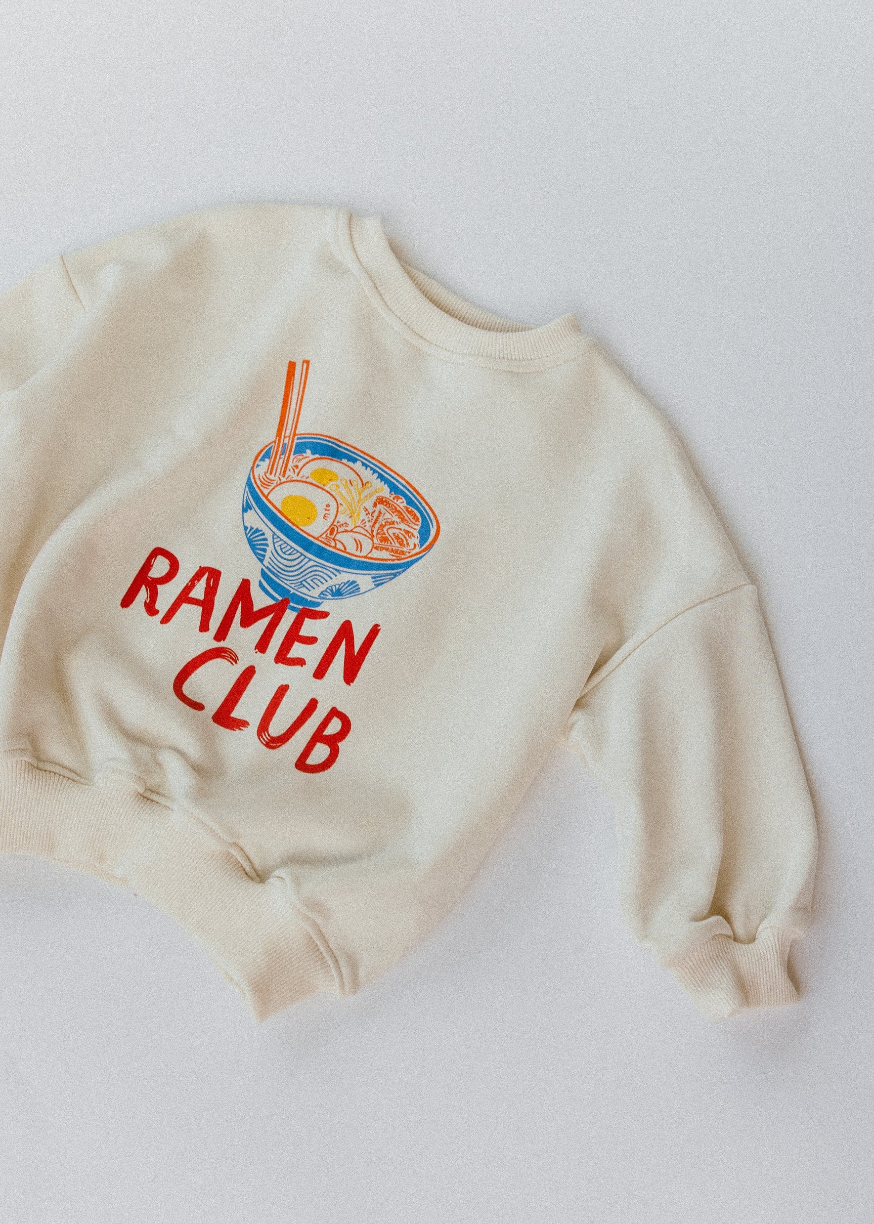 Graphic Crewneck- Ramen Club – Fostered Collection