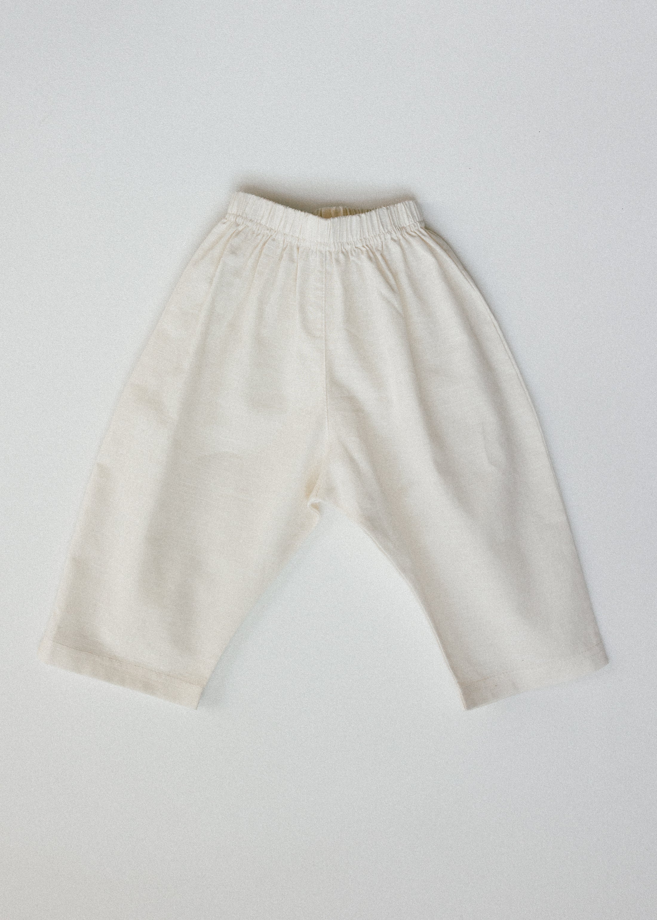 Tapered Linen Pants- Ivory – Fostered Collection