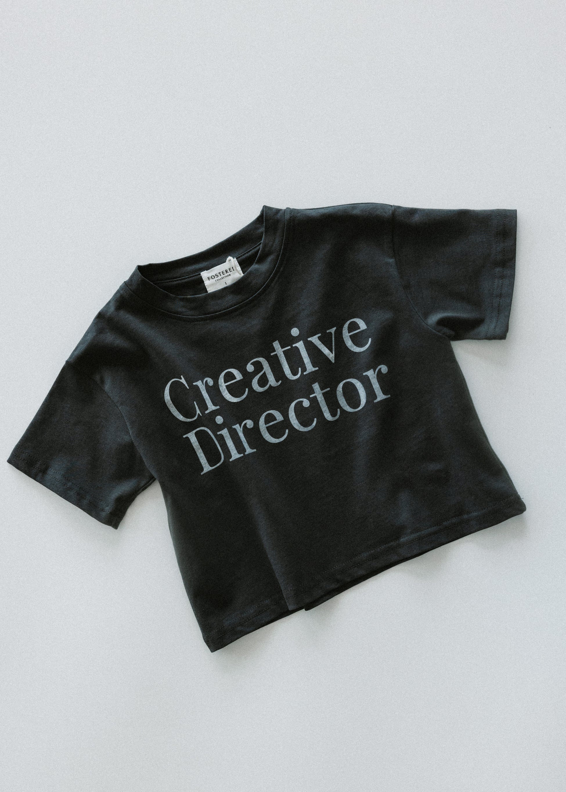 Graphic Tee- Creative Director- Charcoal – Fostered Collection