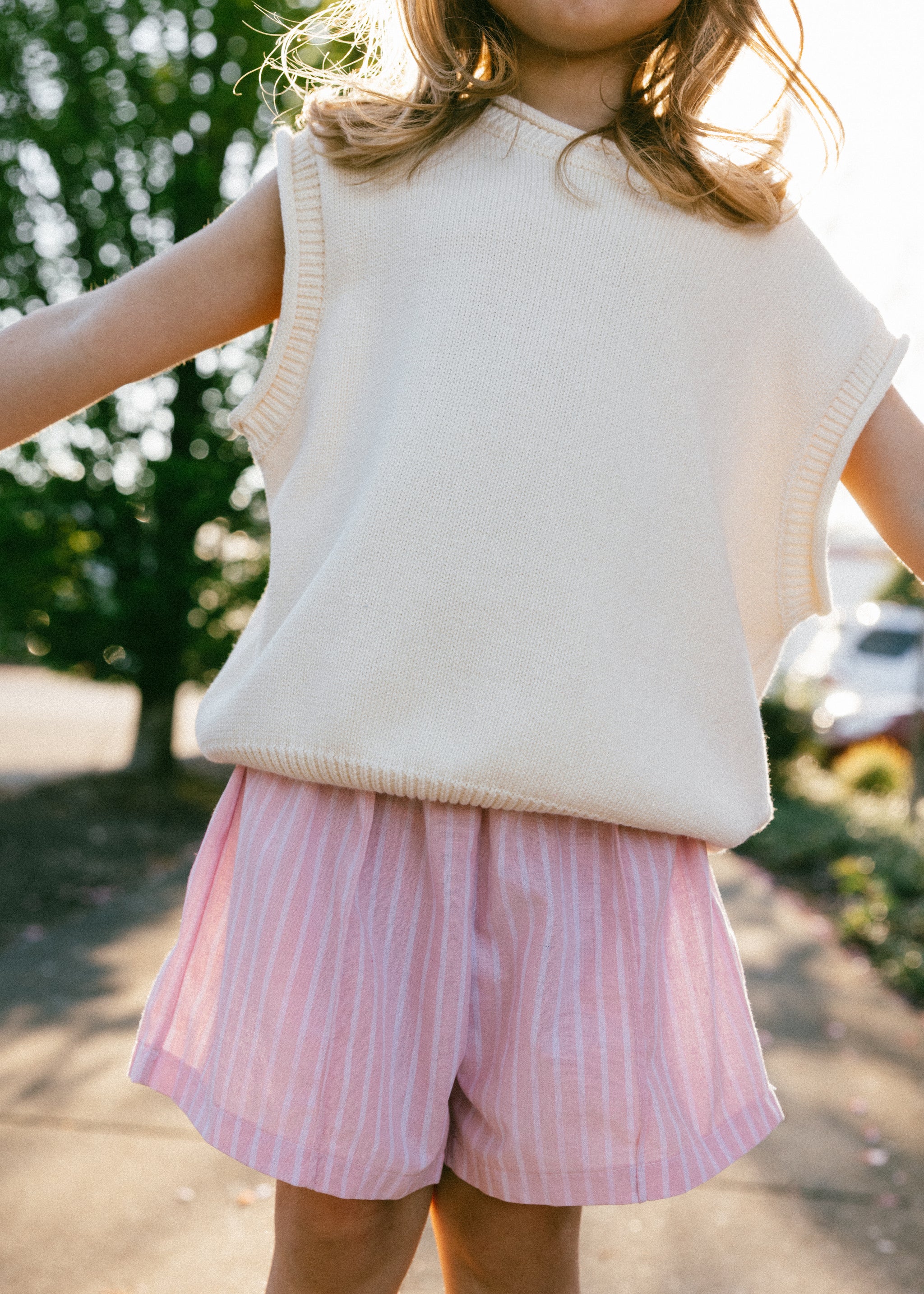 Striped Short- Pink – Fostered Collection