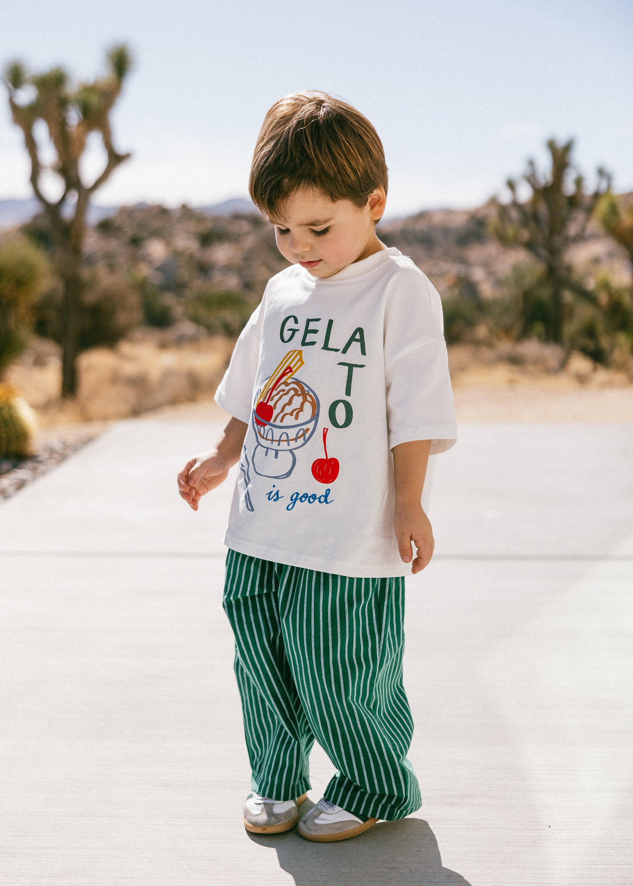 Oversized Graphic Tee- Gelato- Green – Fostered Collection