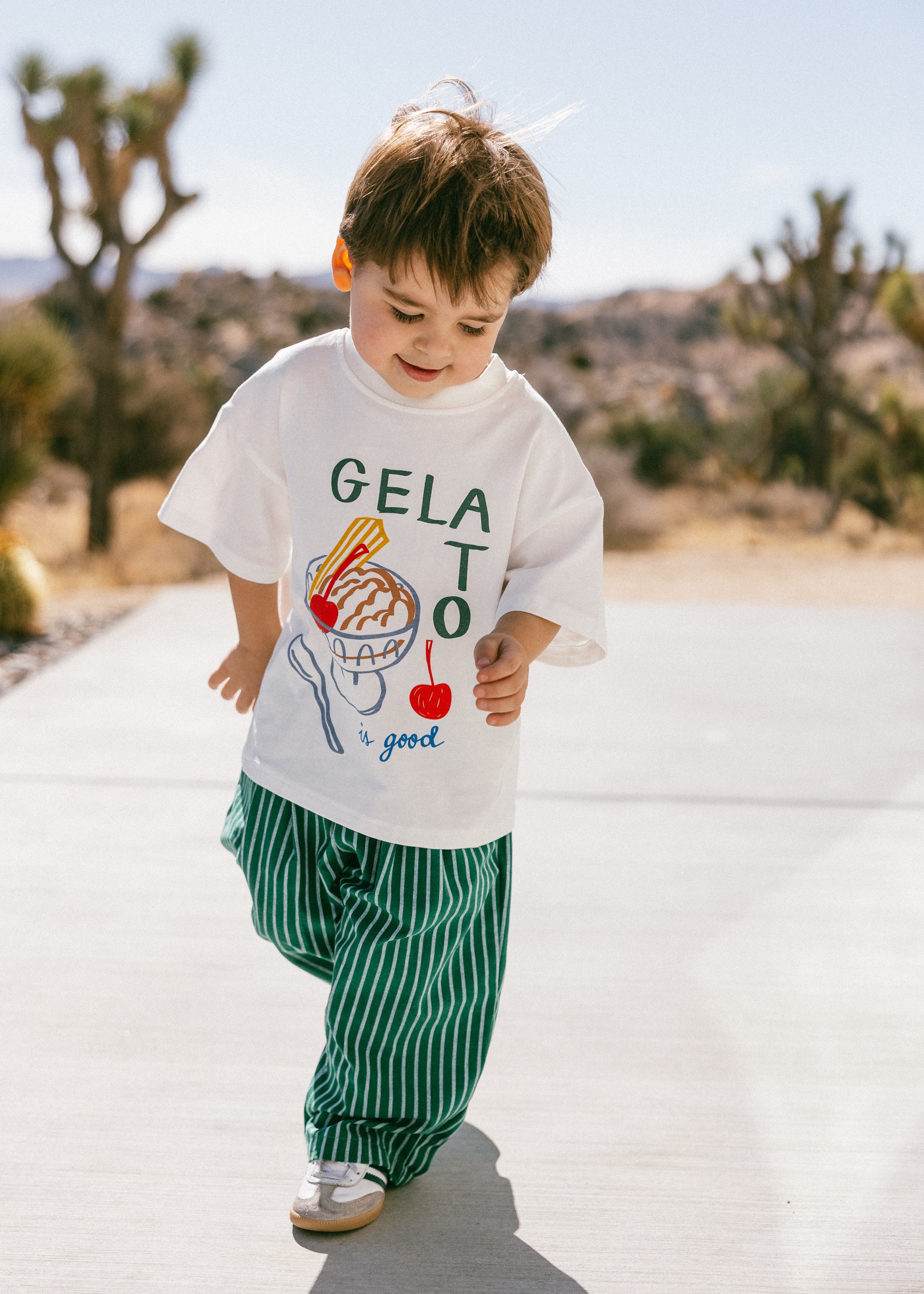 Oversized Graphic Tee- Gelato- Green – Fostered Collection