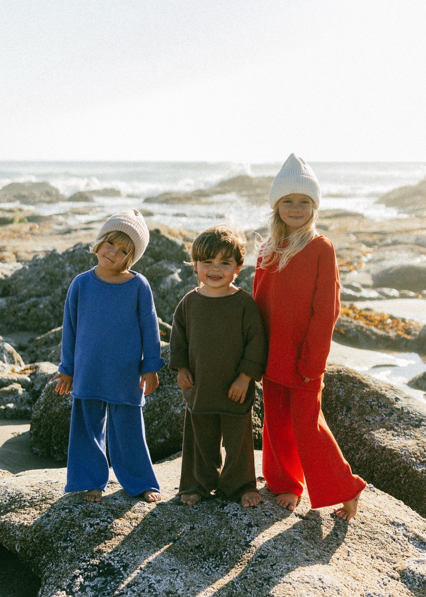 Knitted Cotton Set- Brown – Fostered Collection