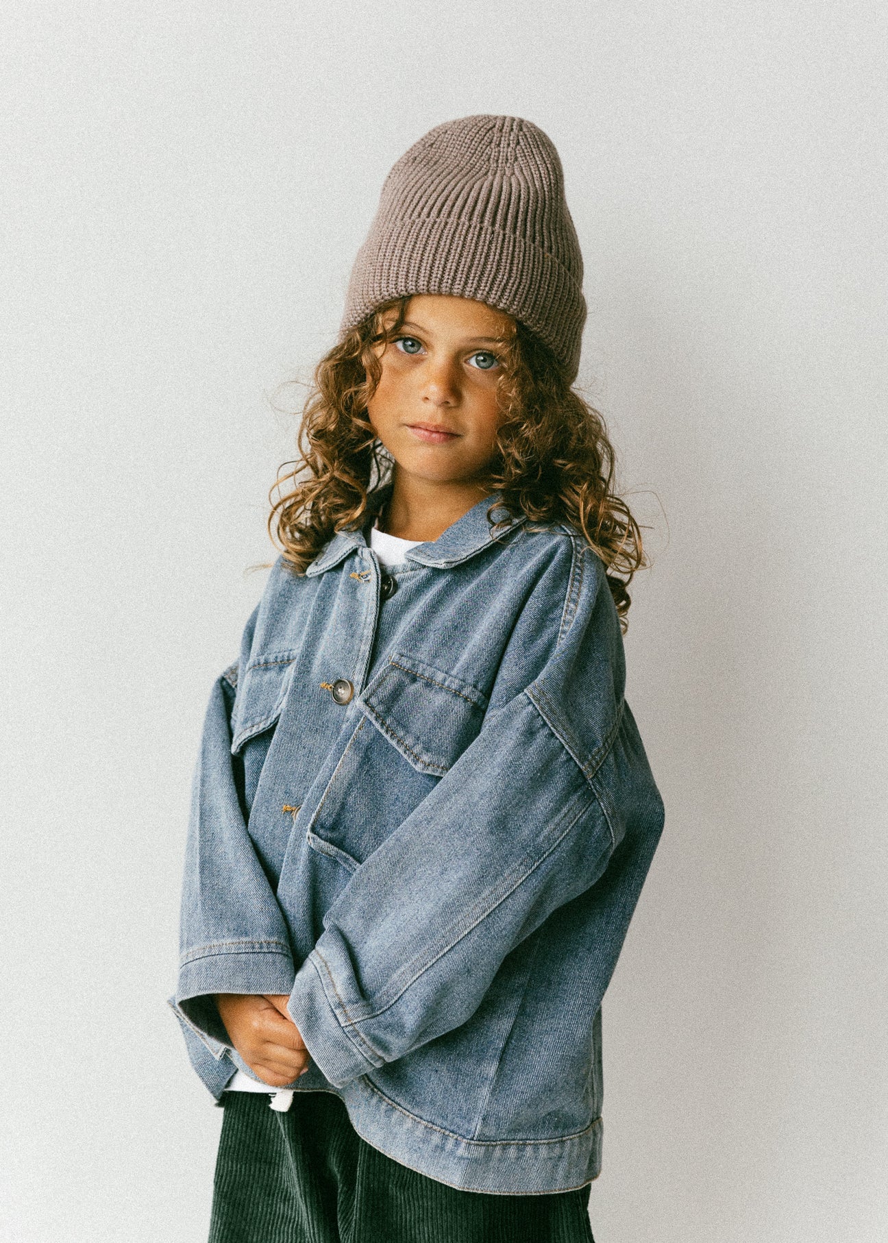 Denim Cargo Jacket- Vintage Blue – Fostered Collection