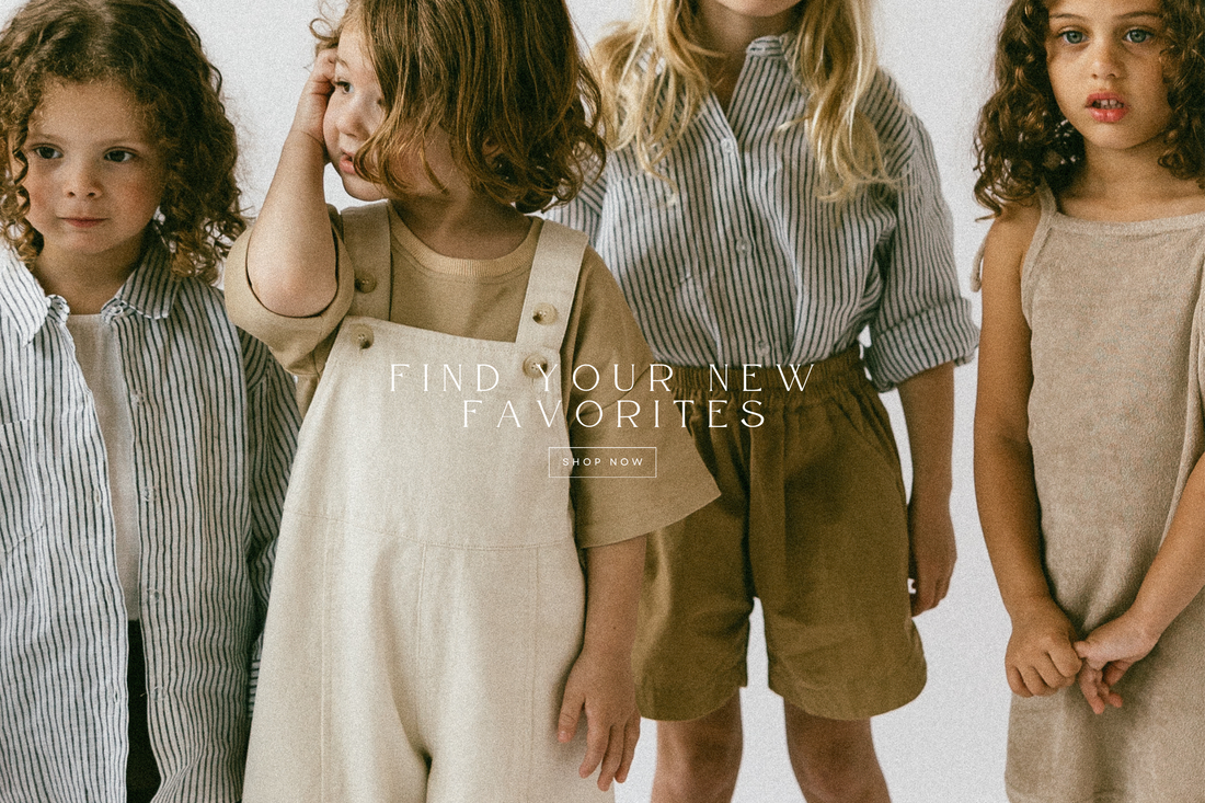Fostered Collection offers timeless and minimal kid's clothing
